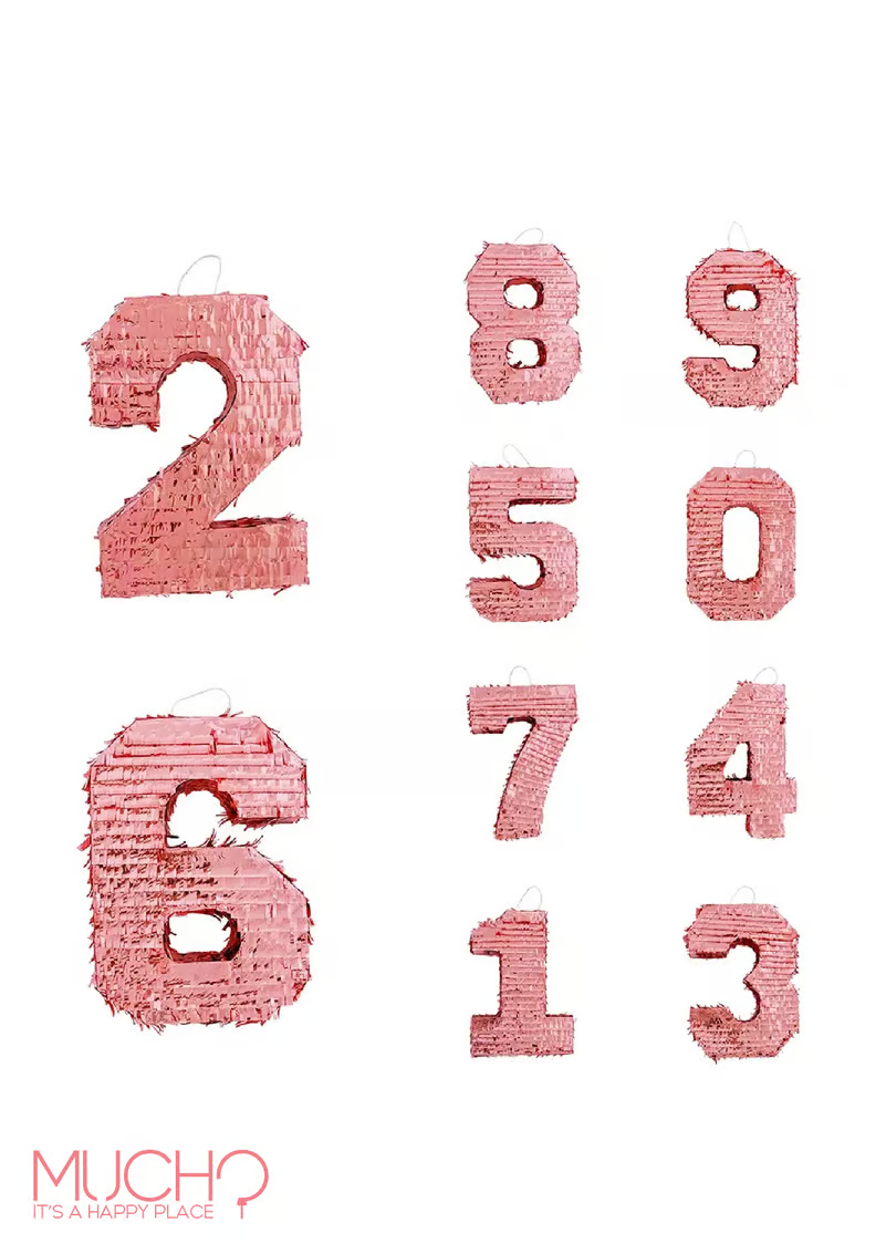 Numbers Piñata – MUCHO