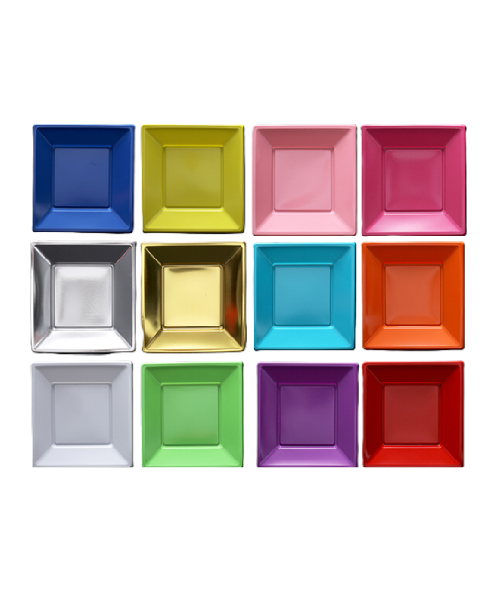 Square Plastic Plate – MUCHO